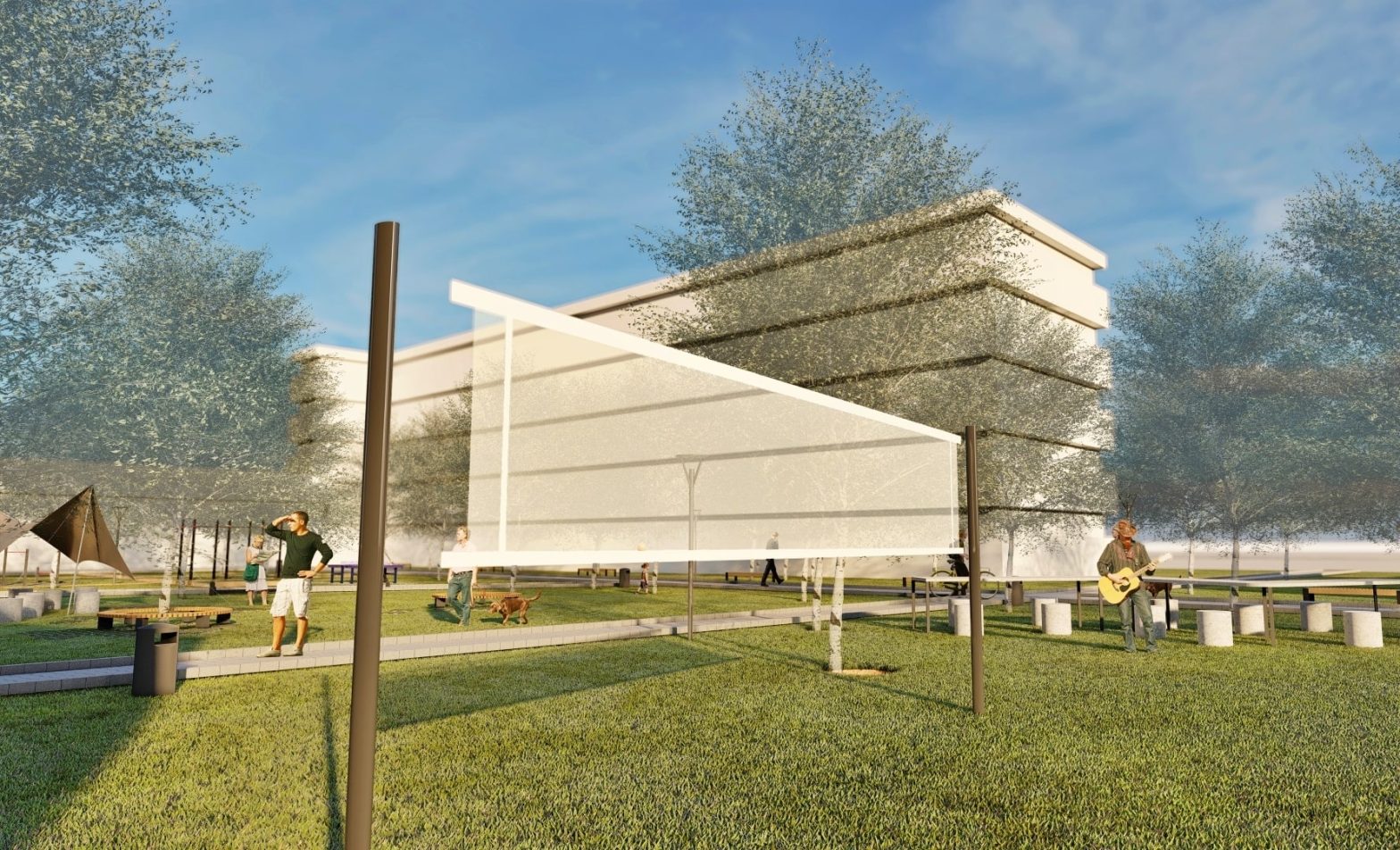 The official opening of TUIASI Phoenix Park, a campus green area ...